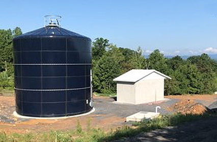 Chlorination Building & Storage Tank - Port Royal - CP Engineers